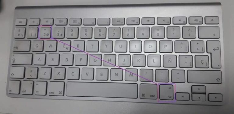 Cómo Escribir y Poner el Arroba (@) en Teclado de Mac paso a paso ...